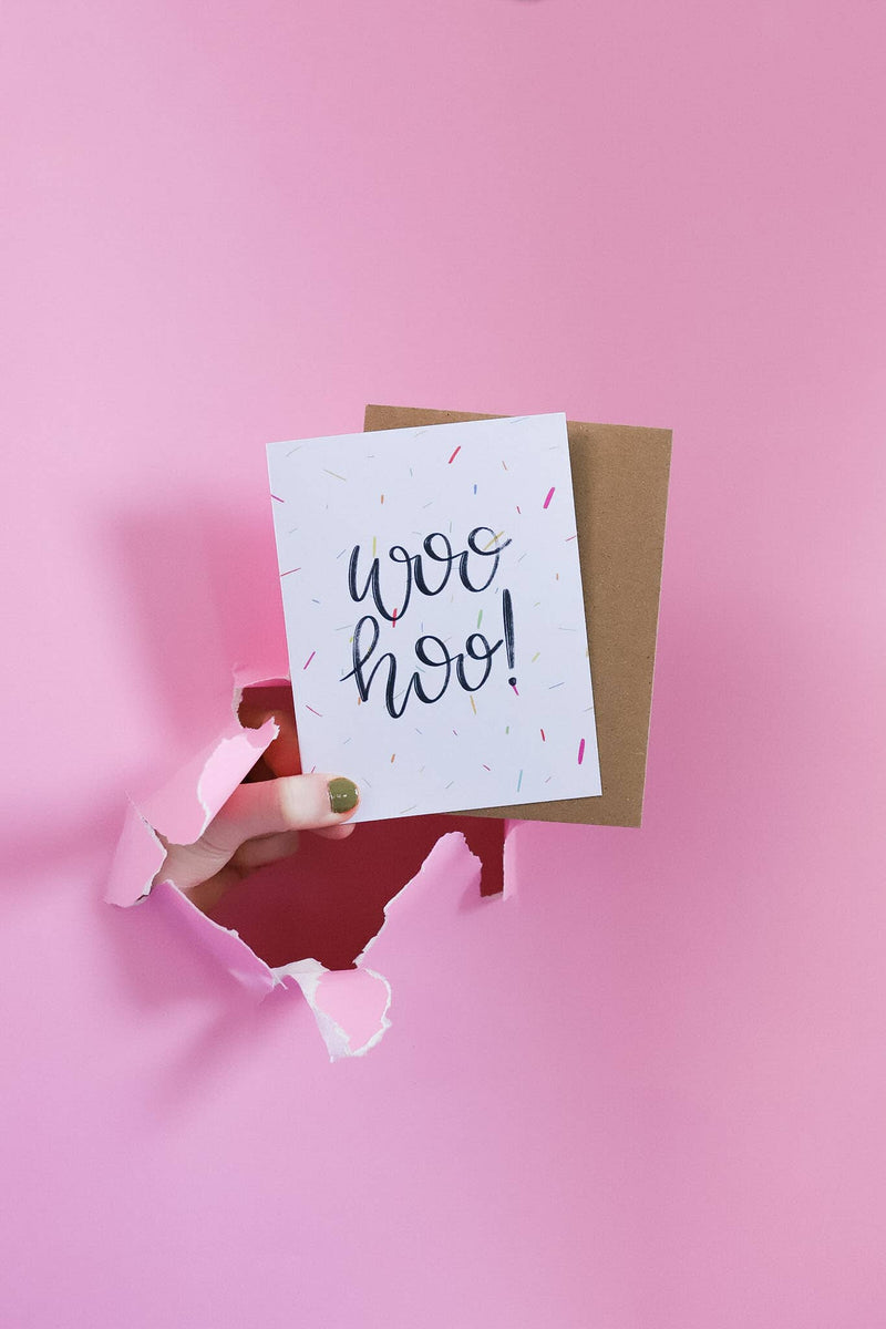 CLARE MICTHELL Greeting Card- Woohoo! – The Community General Store